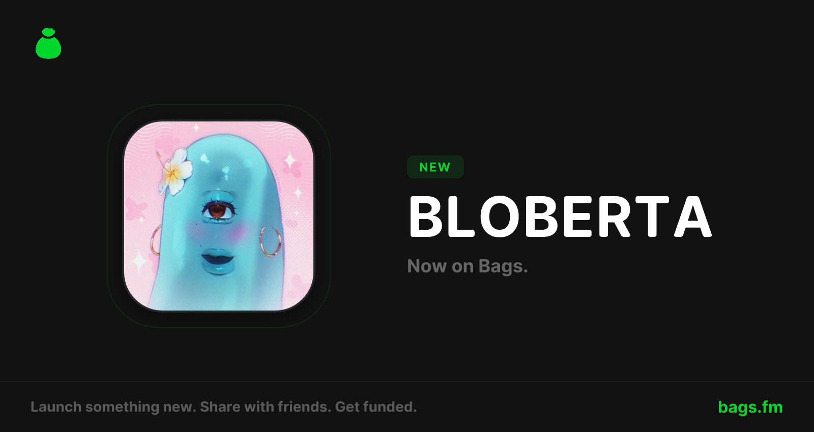 $BLOBERTA on Bags | Bags
