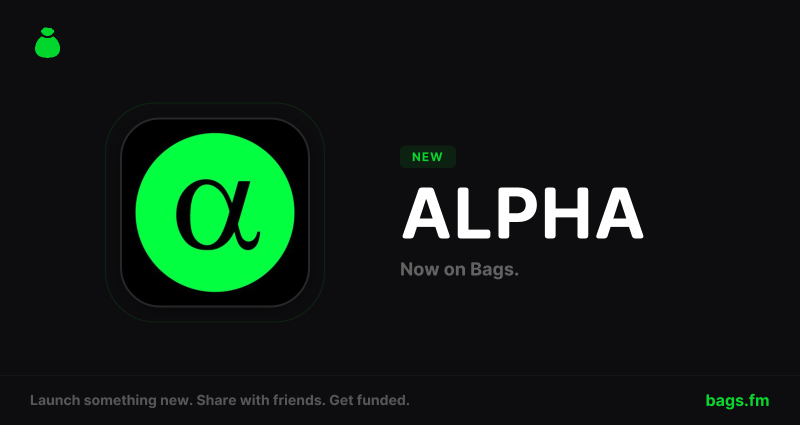 $ALPHA on Bags | Bags