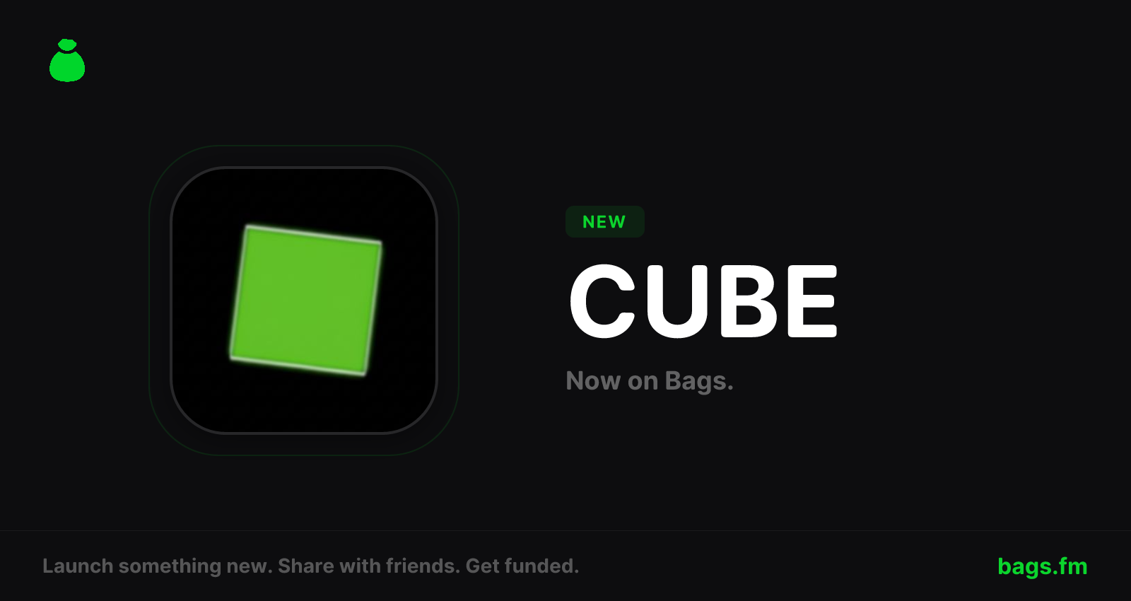 $CUBE on Bags | Bags