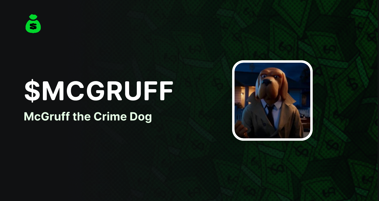 $MCGRUFF on Bags
