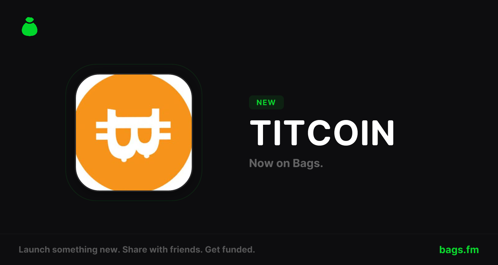 $TITCOIN on Bags | Bags