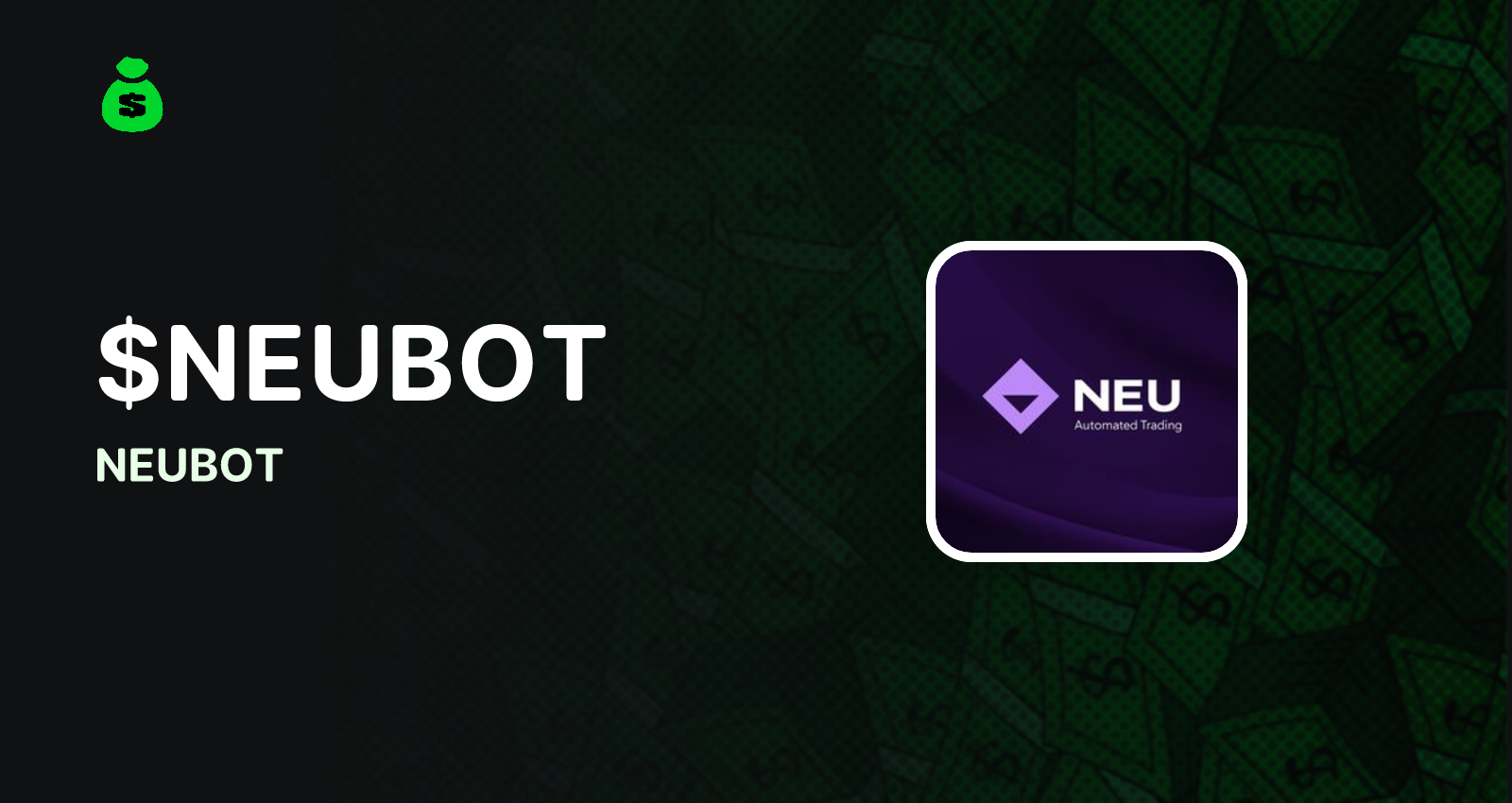$NEUBOT on Bags