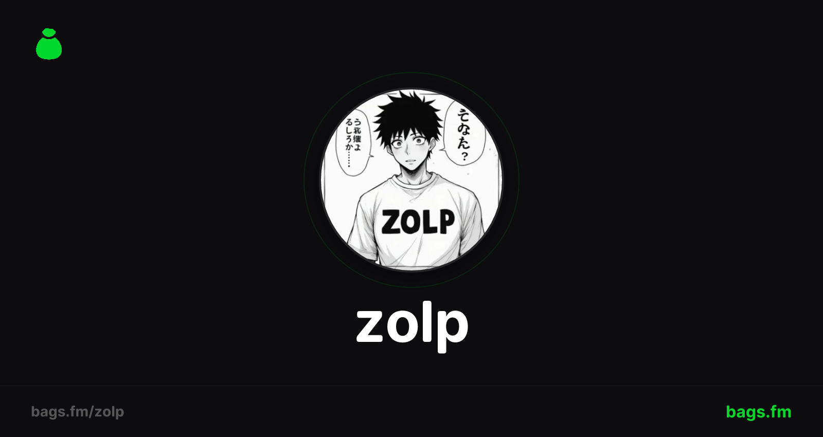$ZOLP on Bags | Bags